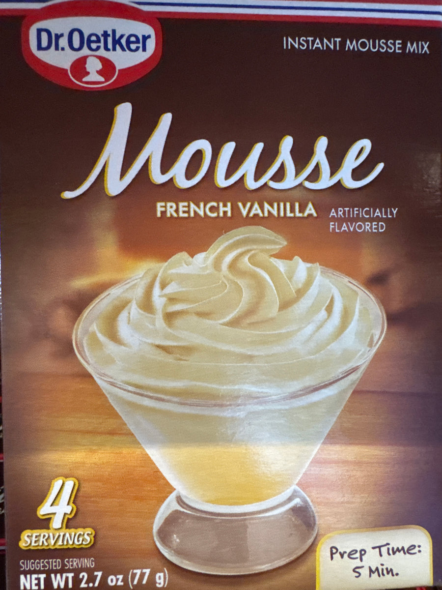 Dr Oetker Mousse Vanilla 77 g – http://dutchmarketinusa.com/