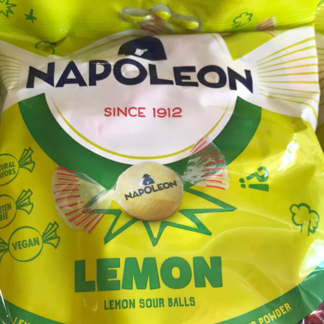 Napoleon Lemon Sour Ball 150 g – http://dutchmarketinusa.com/