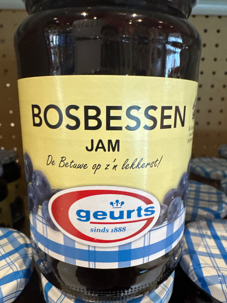 Geurts Bosbessen Jam 450 g – http://dutchmarketinusa.com/
