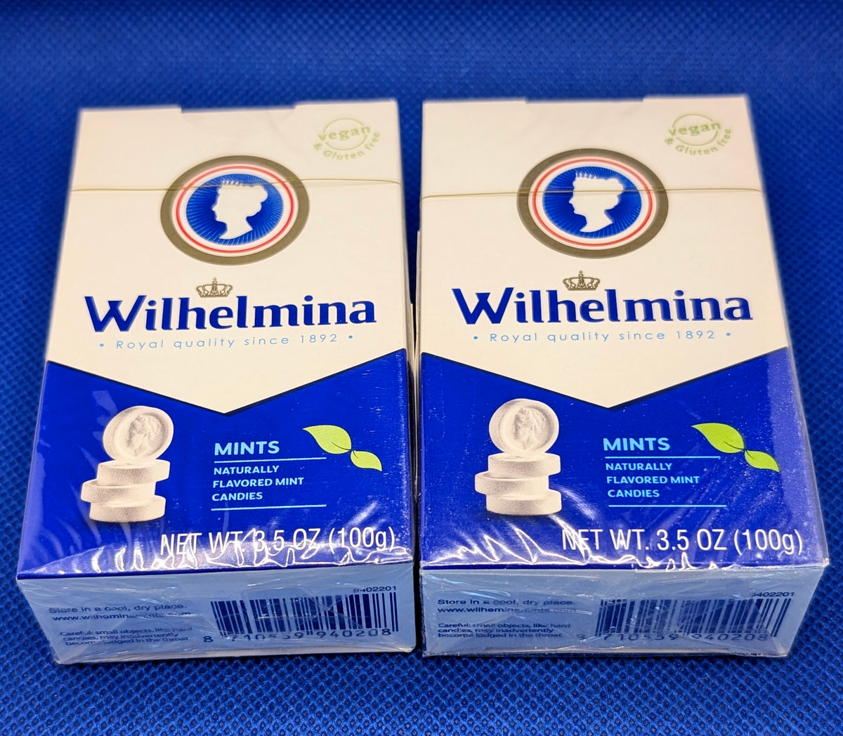 Wilhelmina Mints 100 g (2boxes) – http://dutchmarketinusa.com/