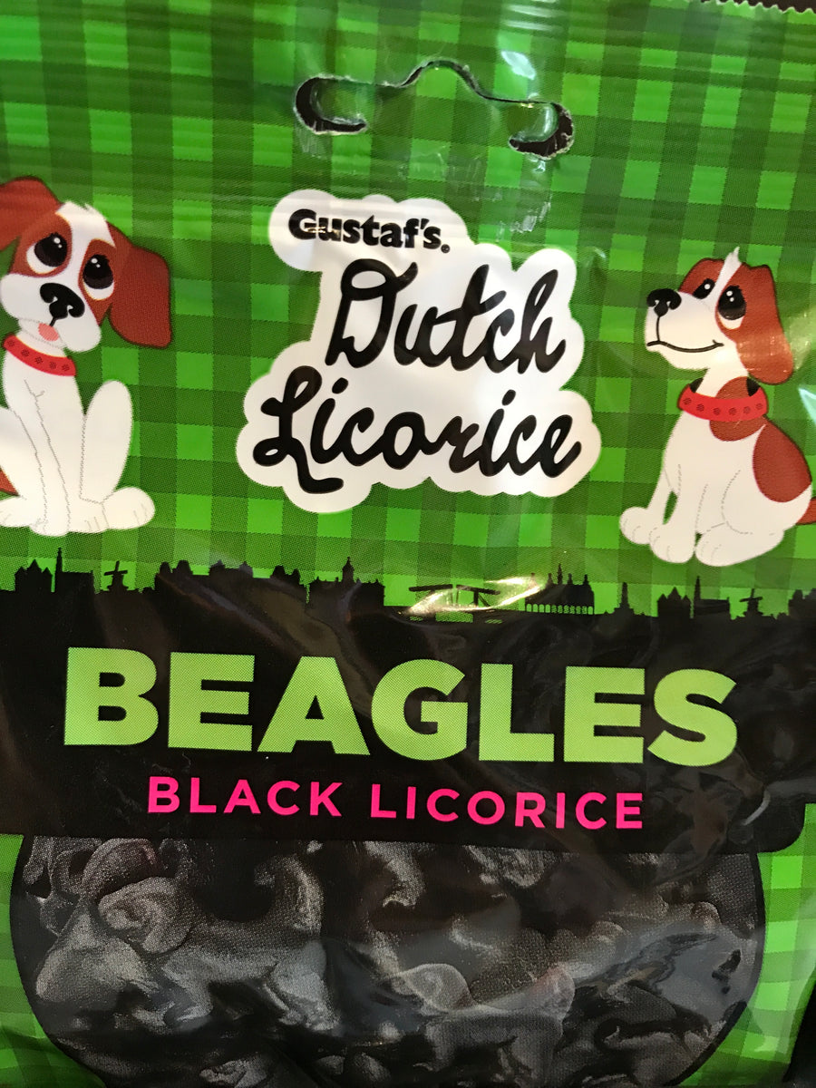 Gustaf’s Beagle black licorice 150 g – http://dutchmarketinusa.com/