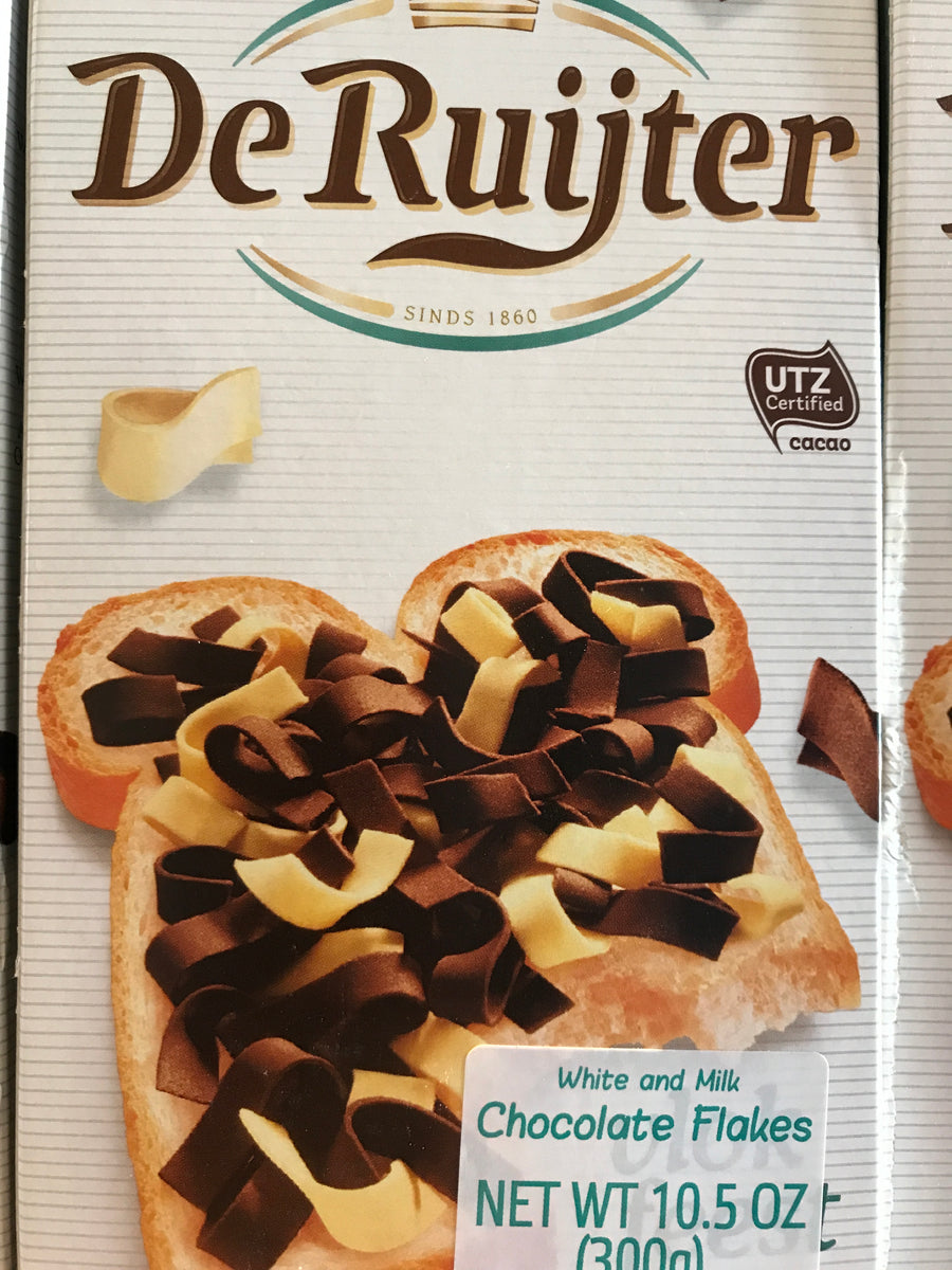 De Ruijter Chocolade Vlokken Wit & Melk – http://dutchmarketinusa.com/